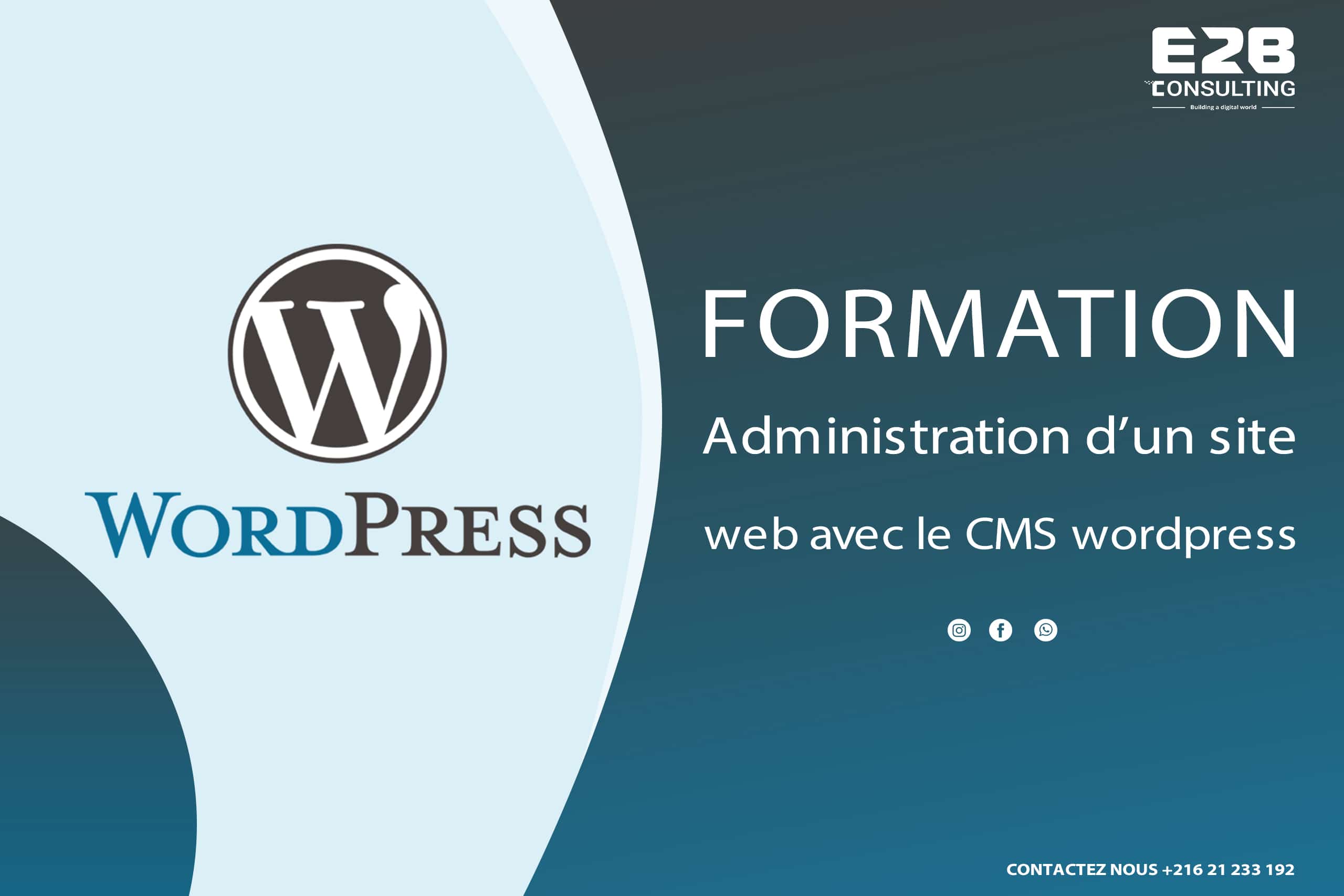 formation wordpress: Administration d’un site web avec le CMS wordpress ...